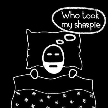 "Who took my sharpie? Stagehand humour." Essential T-Shirt for Sale by ...
