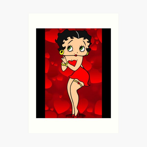 "At Last The Secret To Betty Boop Is Revealed" Art Print for Sale by ...