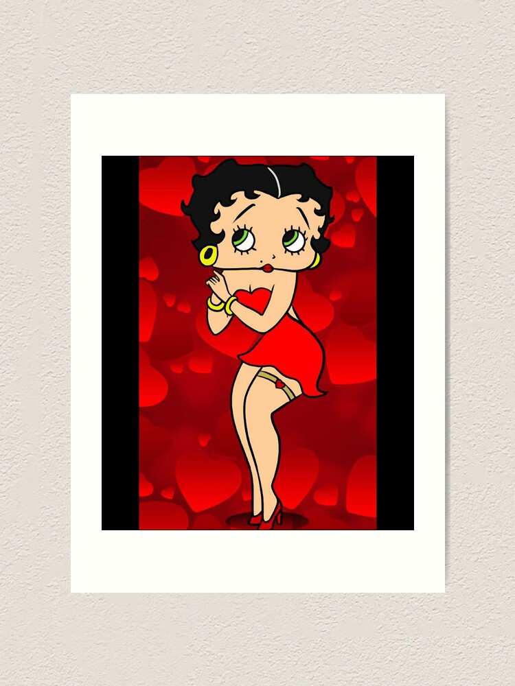"At Last The Secret To Betty Boop Is Revealed" Art Print for Sale by ...