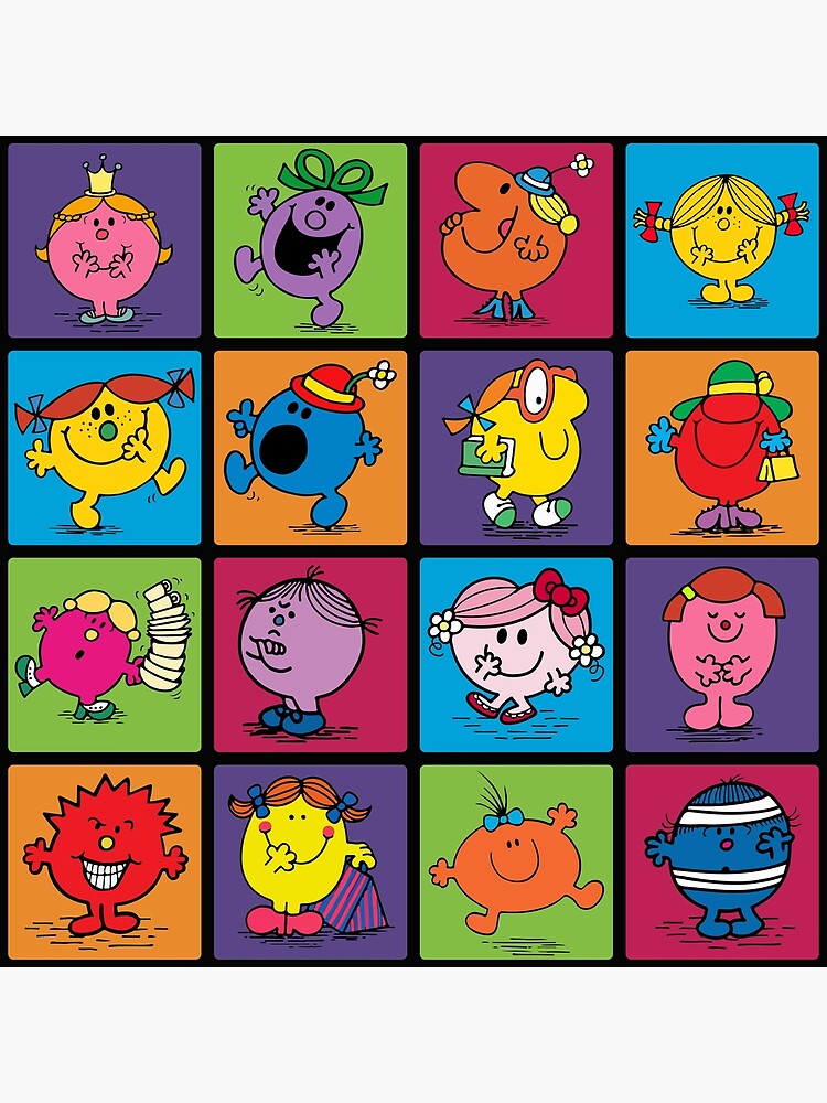 "Little Miss Squares" Poster for Sale by Ainofea | Redbubble