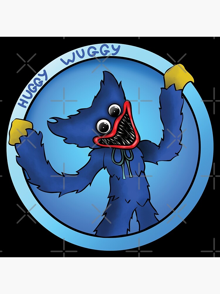 "fnf Poppy playtime huggy wuggy creepy art" Art Print for Sale by ...