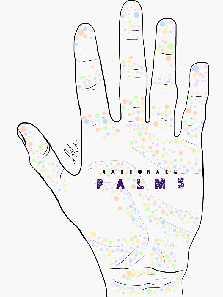 "Rationale PALMS Design" Sticker by sophielii | Redbubble
