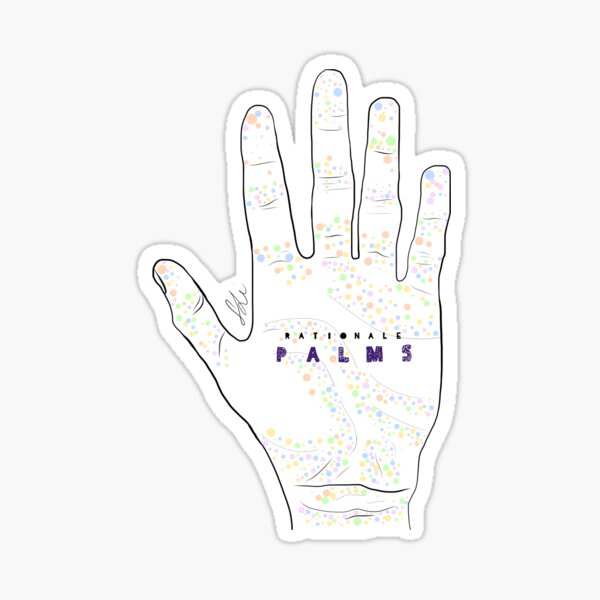 "Rationale PALMS Design" Sticker by sophielii | Redbubble