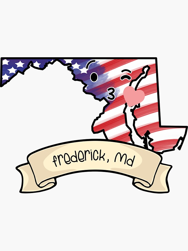 "Frederick" Sticker for Sale by WordsMaps | Redbubble