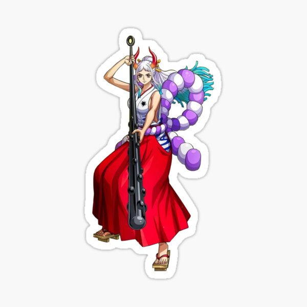 "one Piece yamato" Sticker for Sale by LeeHandh | Redbubble