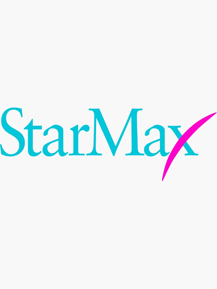 "StarMax" Sticker for Sale by cyberlight | Redbubble