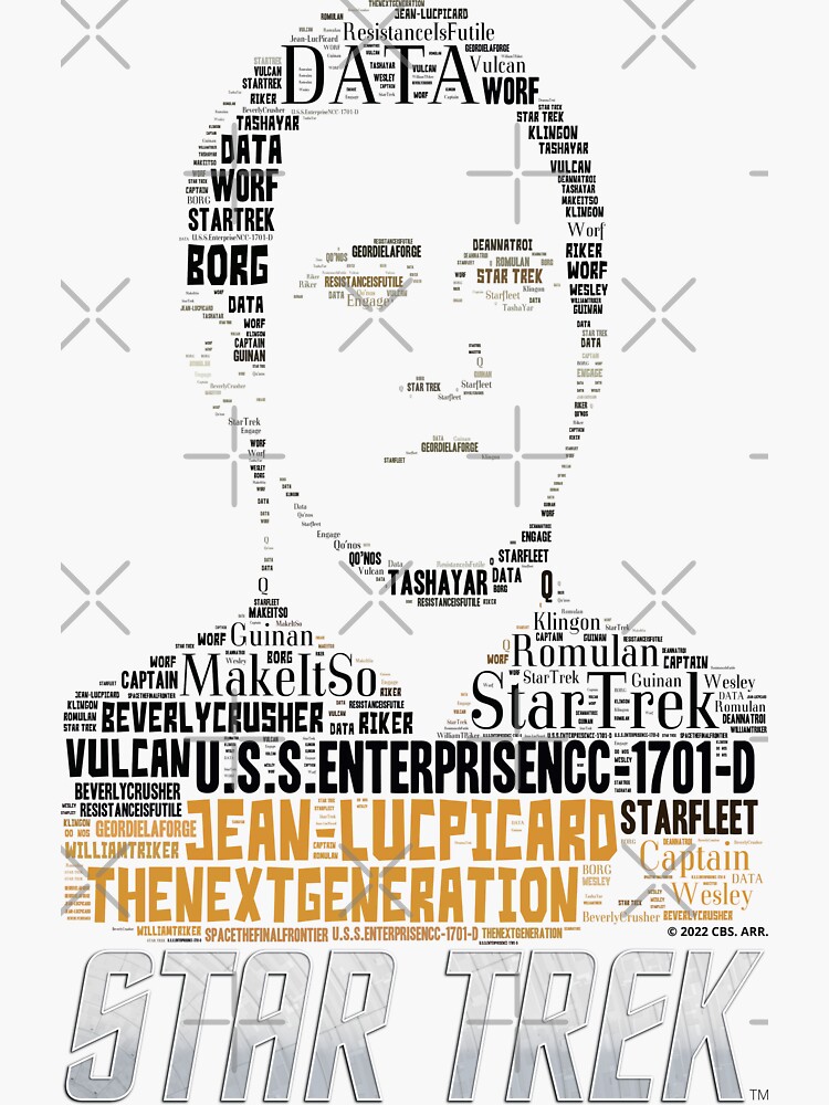 "Data - Star Trek Next Generation" Sticker for Sale by TheIcons | Redbubble