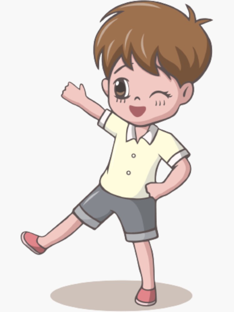 "hello boy " Sticker by InService | Redbubble