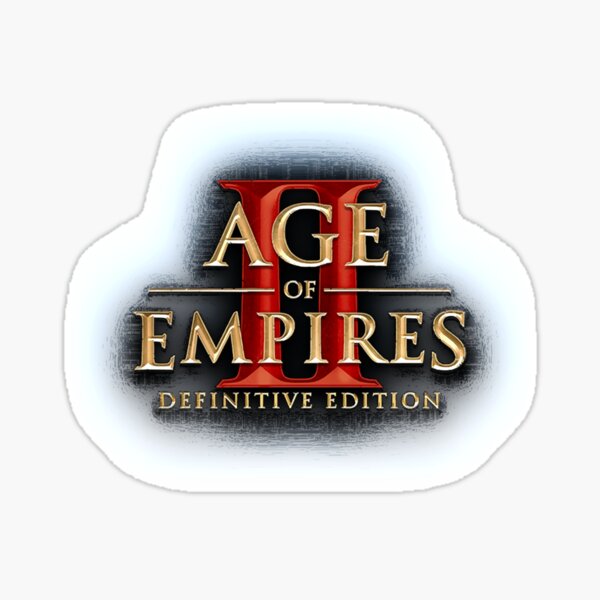 "Age of Empires 2 Oldschool" Sticker for Sale by JohnDelaros | Redbubble