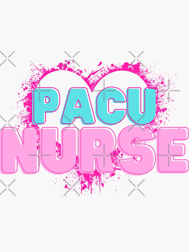 "PACU Nurse Heart" Sticker for Sale by THENURSESLIFE | Redbubble