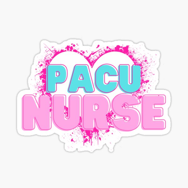 "PACU Nurse Heart" Sticker for Sale by THENURSESLIFE | Redbubble
