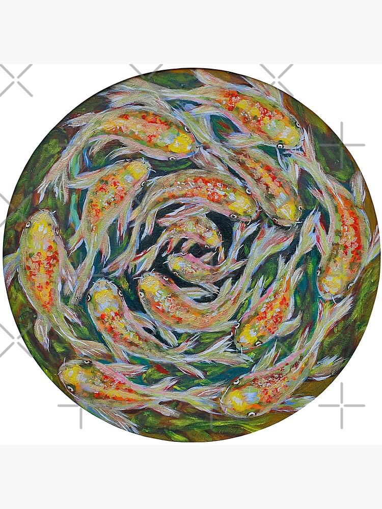 "Coi Fish - lucky fish!" Sticker by EDfortuna | Redbubble