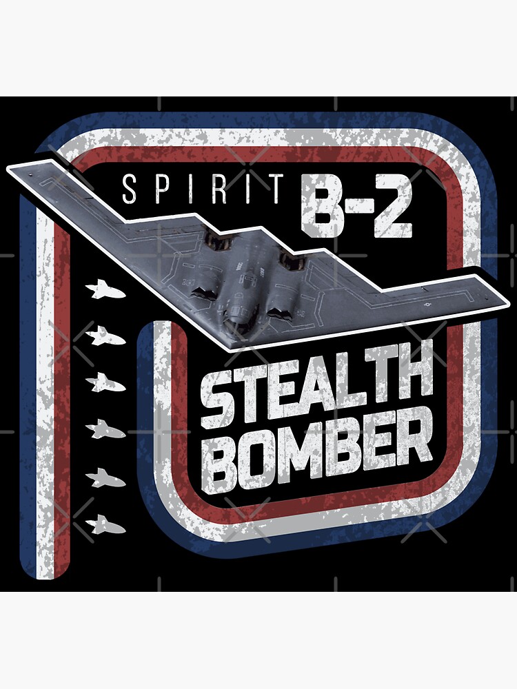 "B-2 Spirit Stealth Bomber US Military Aircraft #2223" Sticker by Rare ...
