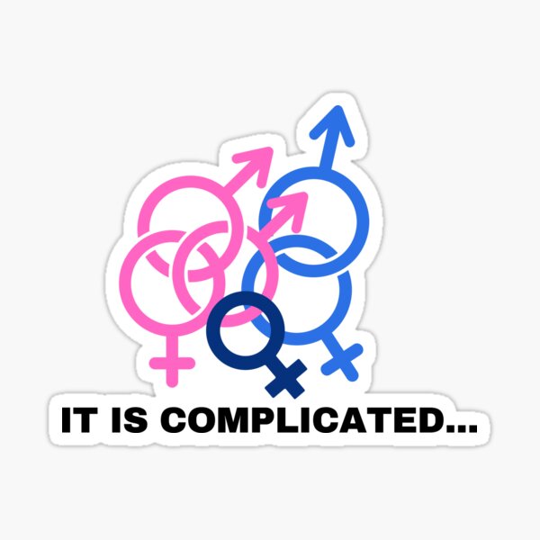 "Modern times it is complicated!" Sticker for Sale by TheContactor ...