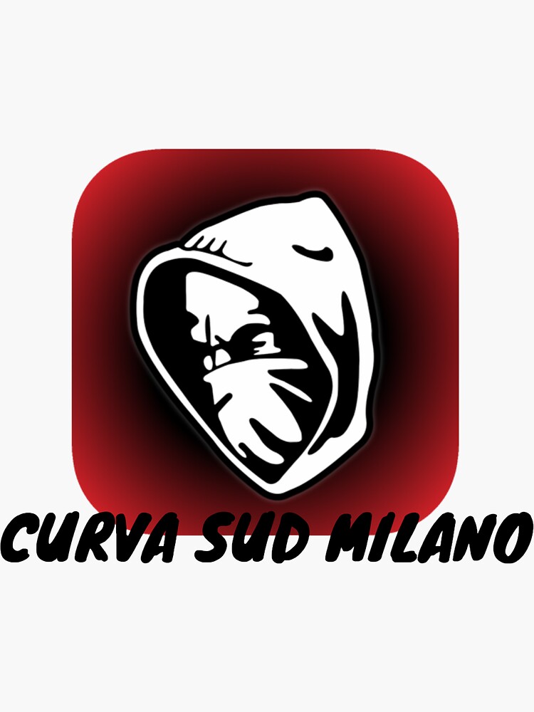 "curva sud milano" Sticker for Sale by maluda | Redbubble