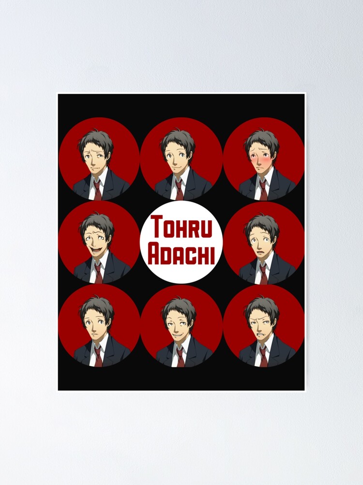 "Tohru Adachi Eight Portraits " Poster for Sale by YourselfNow55 ...
