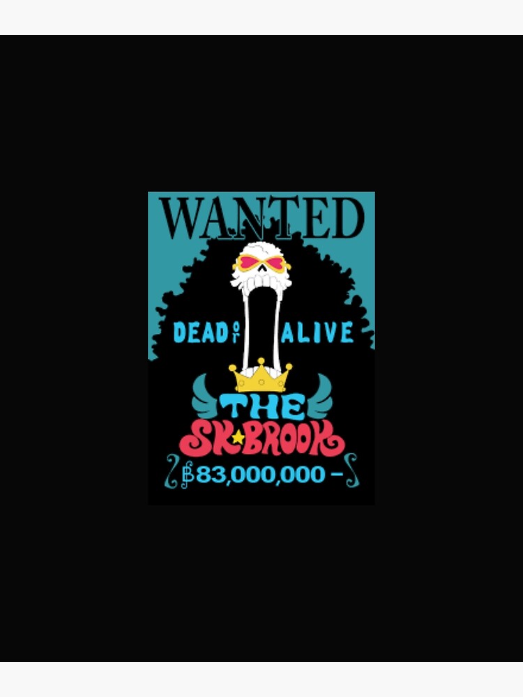 "Brook wanted" Poster for Sale by Blackbullsshop | Redbubble