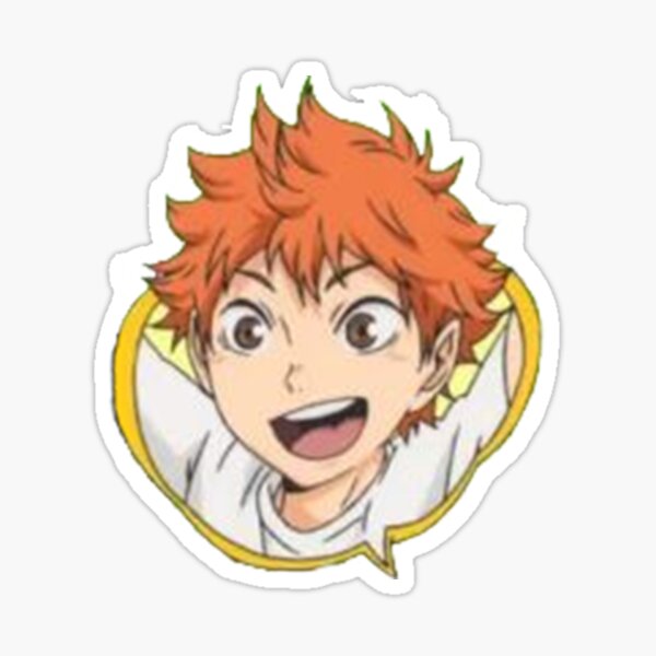 "Shoyo Hinata" Sticker by ProductAnime | Redbubble