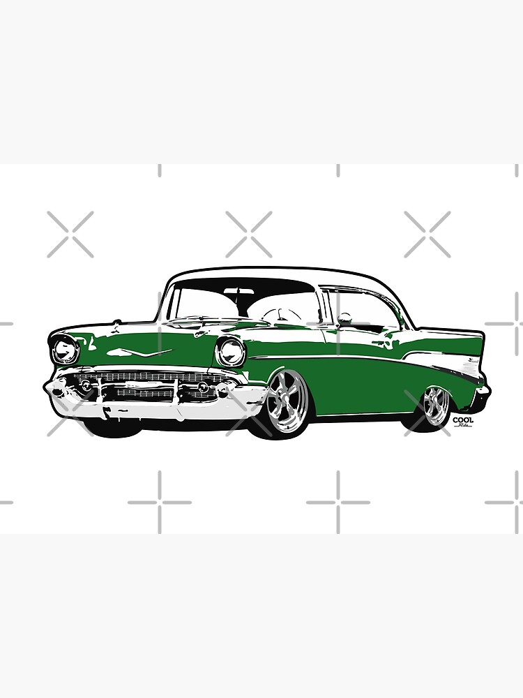 "Green 1957 CBA Classic Car" Poster for Sale by CoolRide | Redbubble
