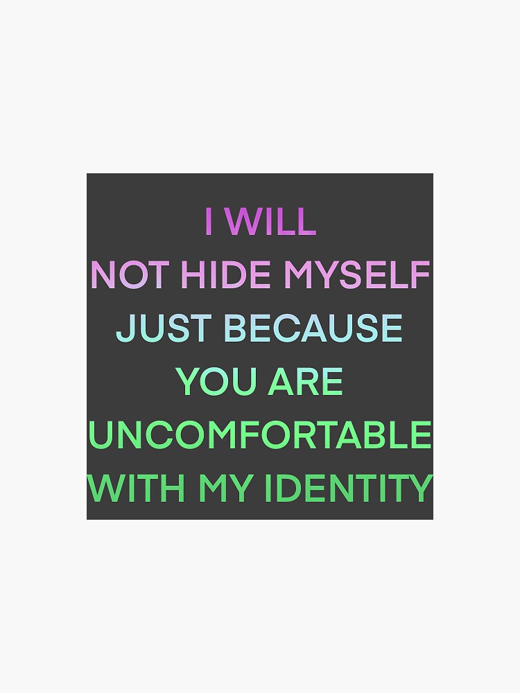 "I Will Not Hide (Toric/Nblm flag)" Sticker for Sale by MidKnightFury ...