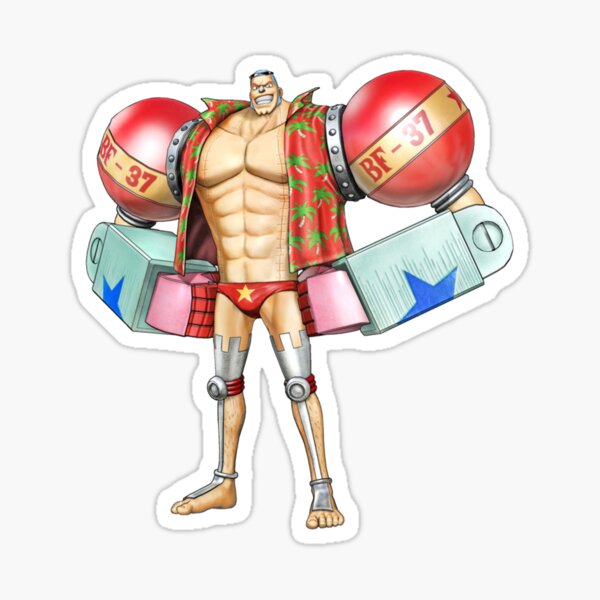 "Franky one piece" Sticker by TremaHayes | Redbubble
