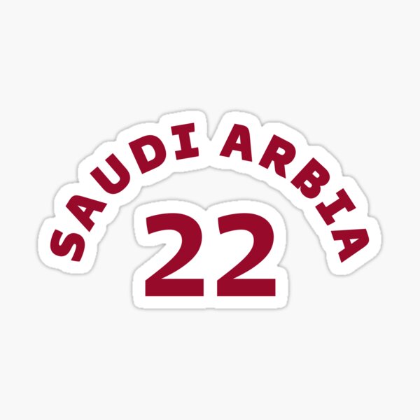 "KSA - SAUDI ARABIA 22" Sticker for Sale by ABDELHAK-OUARDI | Redbubble