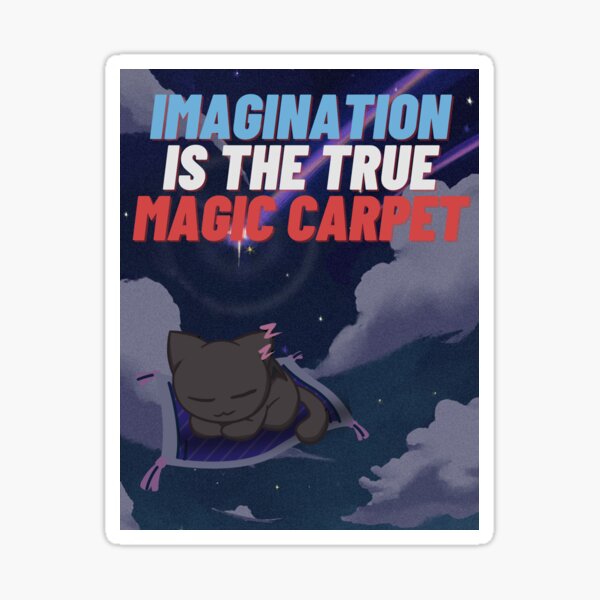 "Imagination is the True Magic Carpet | Anime cat Sleeping | Cute Cat ...