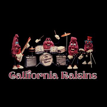 "California Raisins 2 ORIGINAL BY CRUSHART1 ON REDBUBBLE" Sticker for ...