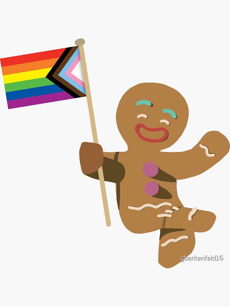 "Pride Gingy" Sticker for Sale by gberkenfeld16 | Redbubble