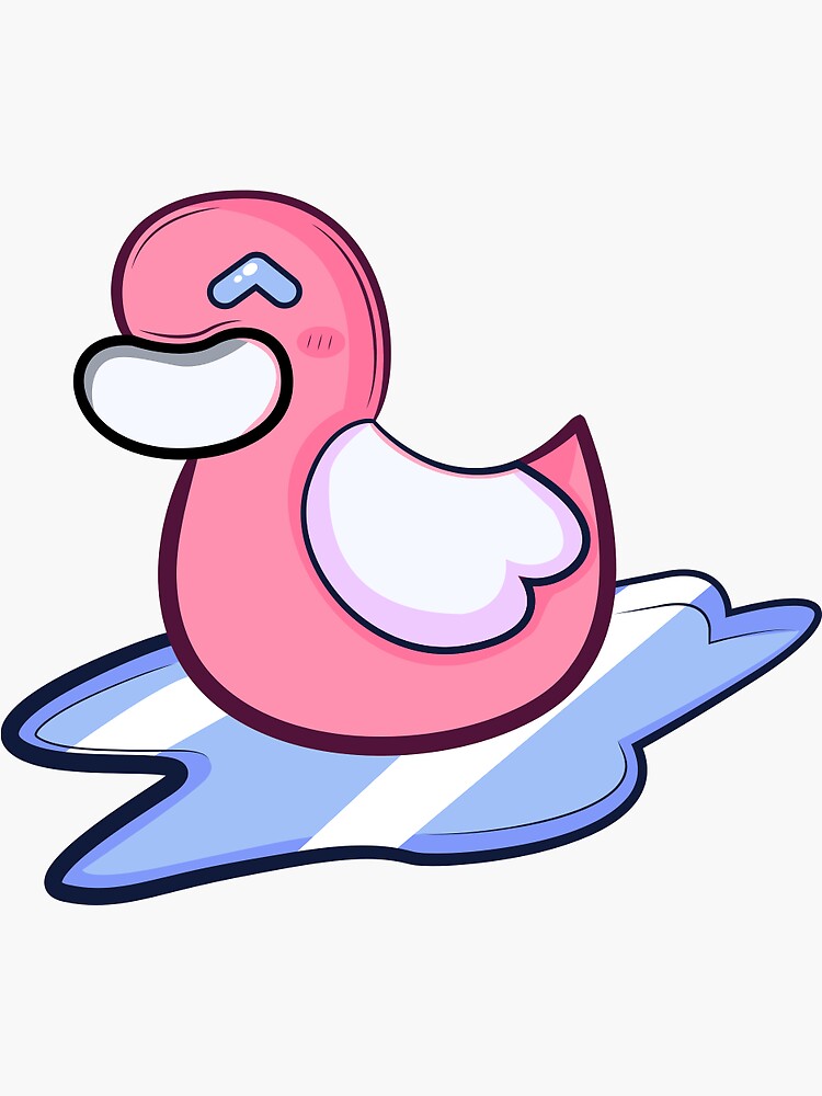 "Pride Trans Ducky" Sticker by Bubbl-dum | Redbubble
