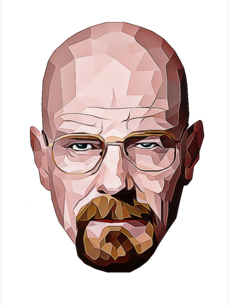 "Breaking Bad Walter White Heisenberg" Sticker for Sale by Omma-Design ...
