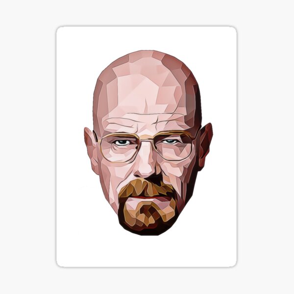 "Breaking Bad Walter White Heisenberg" Sticker for Sale by Omma-Design ...