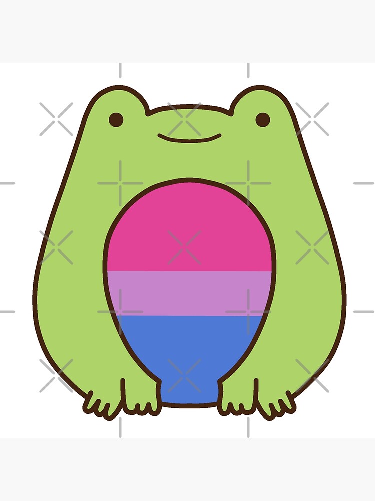 "Bisexual Pride Flag Frog" Poster for Sale by FrogsInTheDale | Redbubble