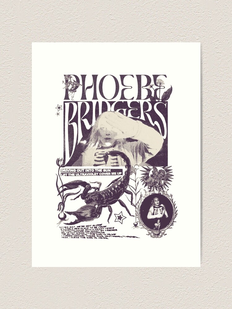 "phoebe bridgers i know the end" Art Print for Sale by rosieamelia | Redbubble