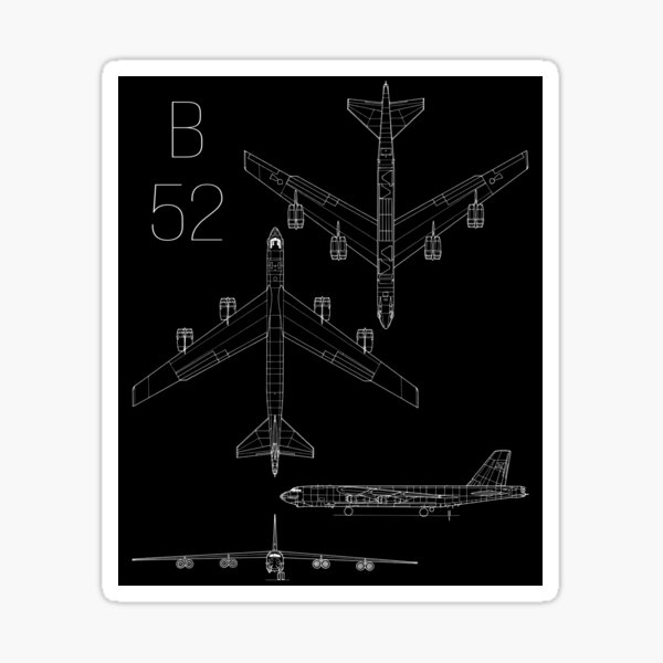 "B52 Stratofortress Strategic Bomber US Military Aircraft #2229 ...