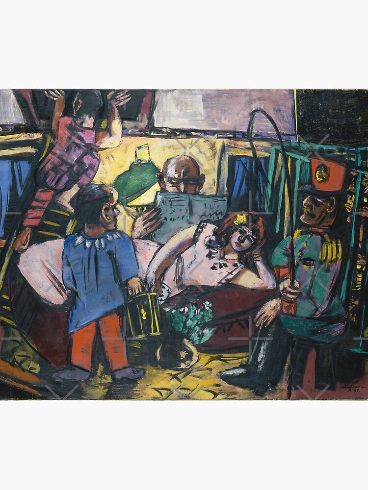 "Max Beckmann circus wagon 1940, expressionist painting, art history ...