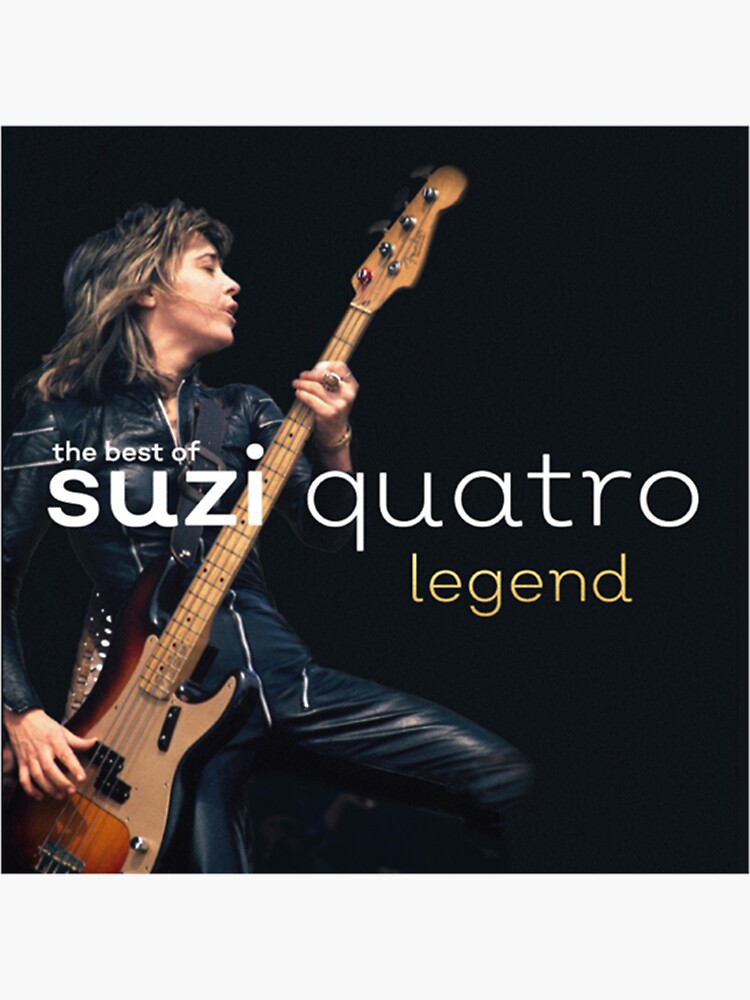 Pegatina «Leyenda de Suzi Quatro Camiseta esencial» de LynnKolsch ...