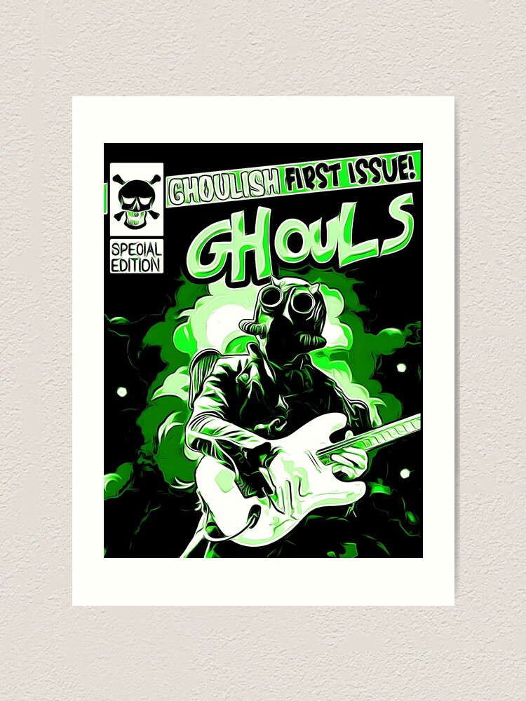 "Green GHOST BAND GHOULS COMIC COVER SPECIAL EDITION" Art Print for ...