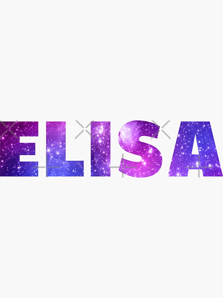"Elisa" Sticker for Sale by lucy-mac | Redbubble