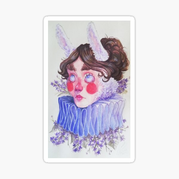"Poppy" Sticker for Sale by WhiteBuni | Redbubble