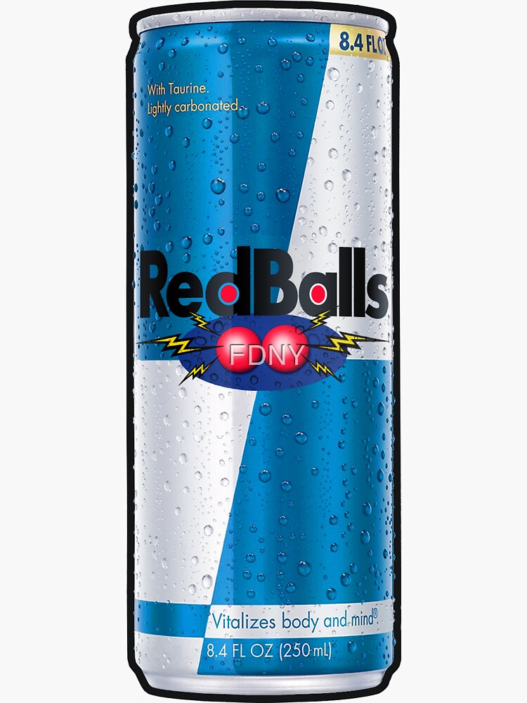 "Can of Red Balls" Sticker by FDNY | Redbubble