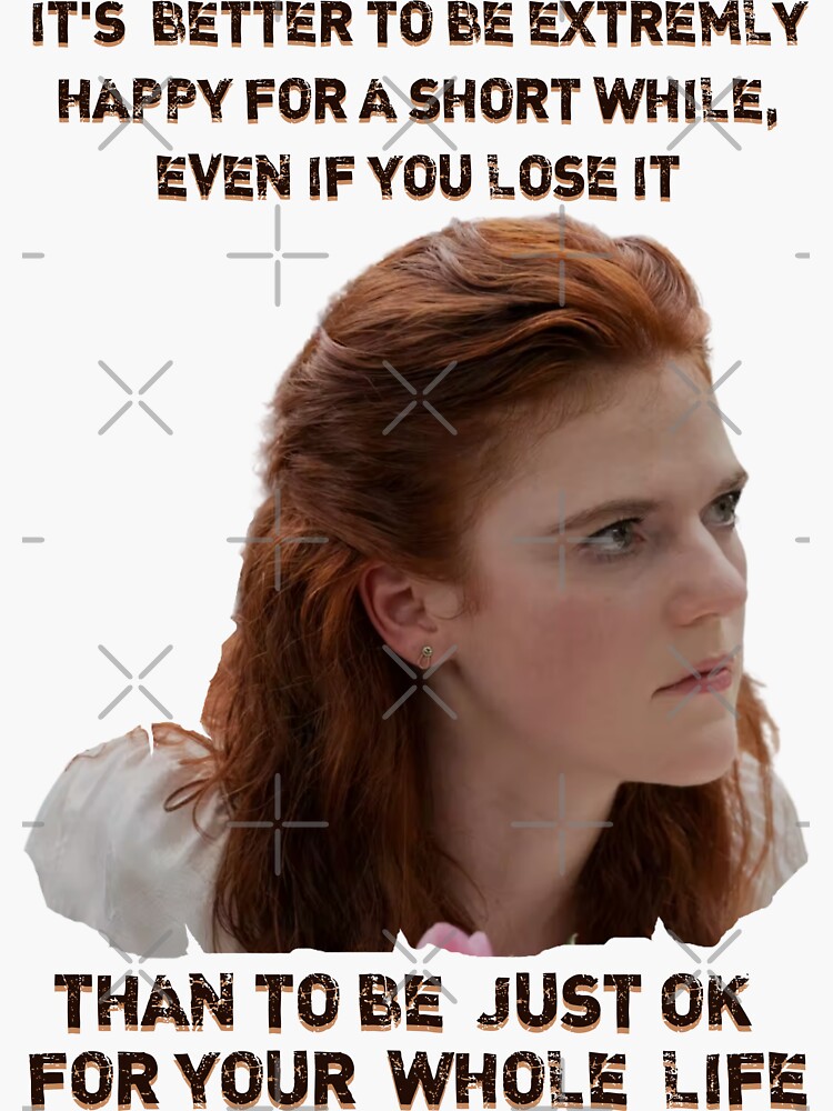 "Claire Abshire Best Quotes The Time Traveler's Wife 2022 " Sticker by ...