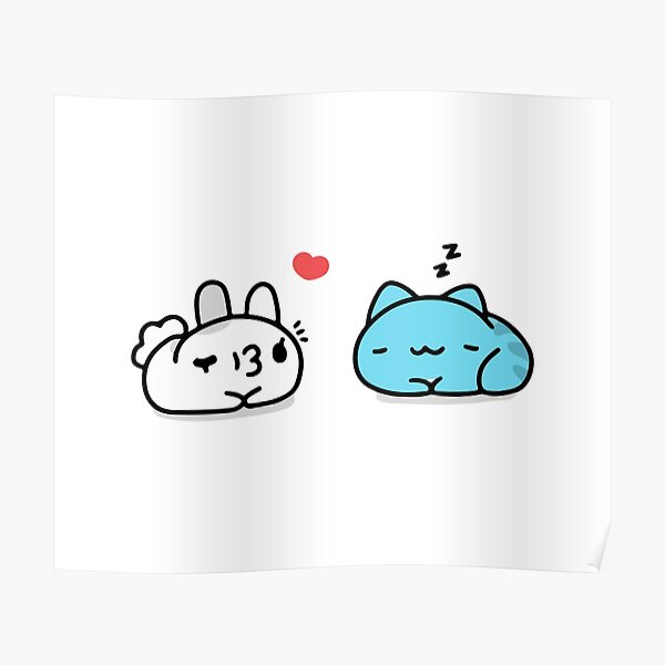 "Cat bug and rabbit, Bugcat Capoo" Poster for Sale by Mochi-Animals ...