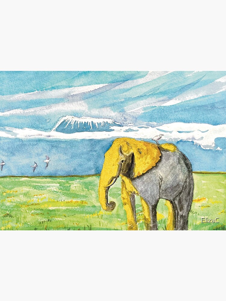 "Elephant in Tanzania" Poster for Sale by ElizaC | Redbubble