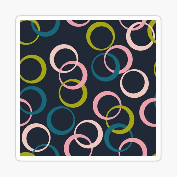 "Circle Play" Sticker for Sale by nicogruzling | Redbubble