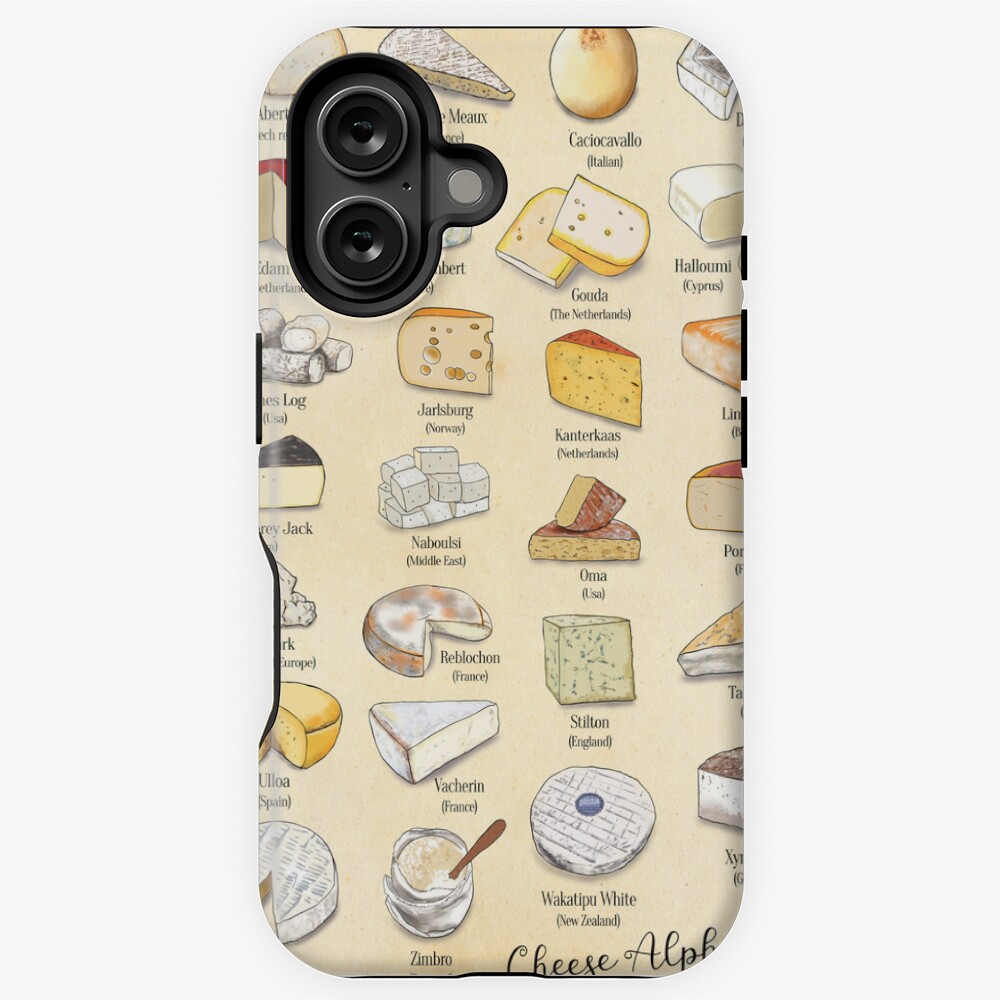 "A-Z of Cheese, Cheese Alphabet" Poster for Sale by Highdown73 | Redbubble
