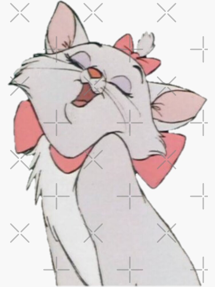 " Sassy Marie Aristocats" Sticker for Sale by boutique-Dx | Redbubble