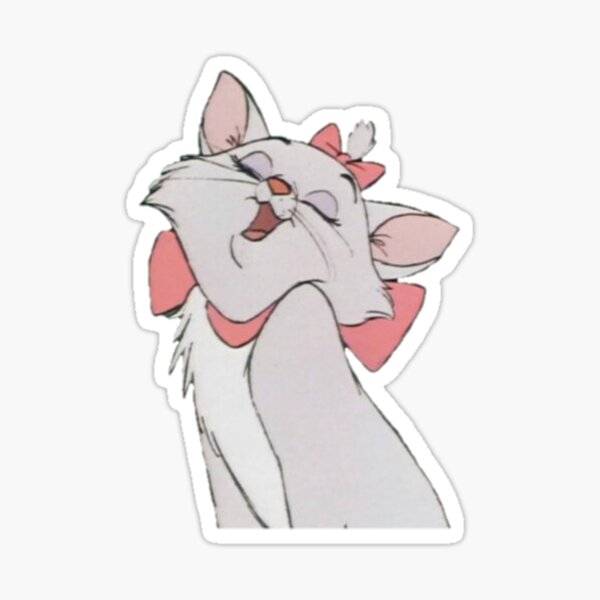 " Sassy Marie Aristocats" Sticker for Sale by boutique-Dx | Redbubble