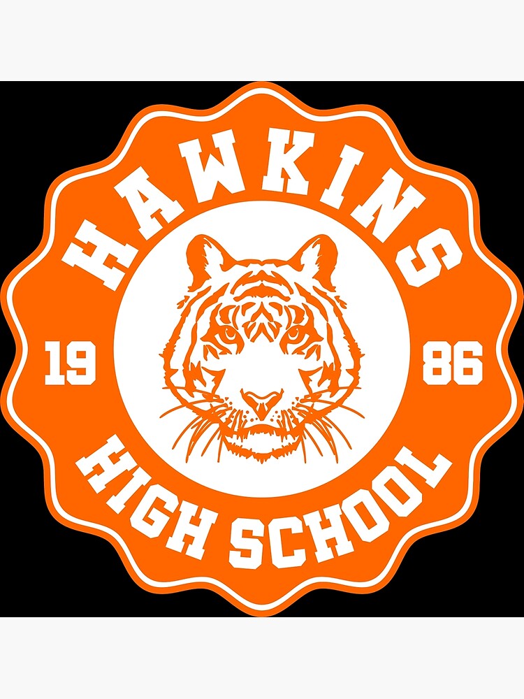 "Stranger Things Hawkins High School Retro Logo" Photographic Print by ...