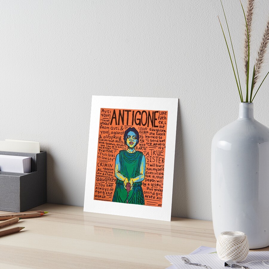 "Antigone" Poster for Sale by alisayshello | Redbubble